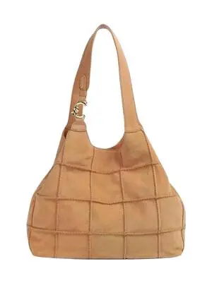 COCCINELLE C-easy Large Quilted Tote Bag Orange