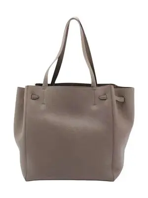 Celine 2000-2026 Small Leather Phantom Cabas Tote Bag Grey