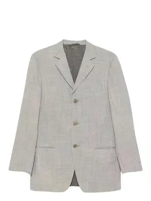 ROMEO GIGLI 1990s Notched-lapel Single-breasted Jacket - Grey