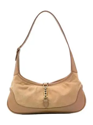 GUCCI Jackie 1961 Suede Shoulder Bag