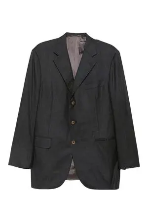 Burberry 1990s Pinstriped Suit - Grey