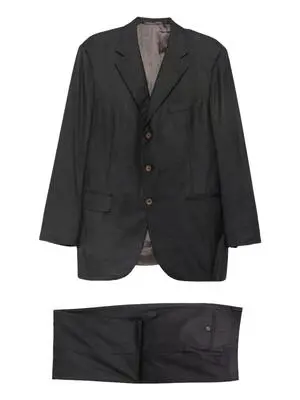 Burberry 1990s Pinstriped Suit - Grey