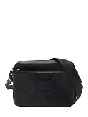 LOUIS VUITTON 2021-2026 Monogram Shadow Trio Messenger Crossbody Bag - Black