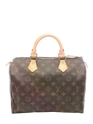 LOUIS VUITTON 2001 Monogram Speedy 30 Boston Bag