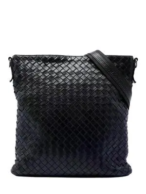 Bottega Veneta 2012-2026 Nappa Intrecciato Vn Crossbody Bag - Black