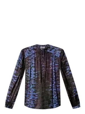 Isabel Marant Étoile Laraya Silk Top Black