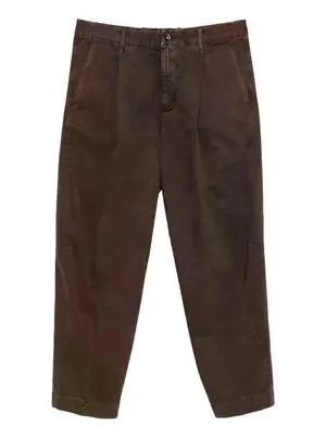 NINE:INTHE:MORNING Giulio Pleated Trousers - Brown