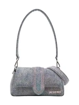 Jacquemus 2000-2026 Small Padded Denim Le Bambimou Satchel - Blue