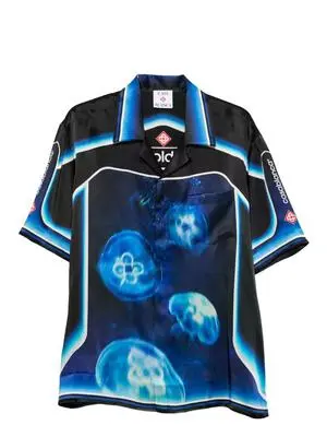 Casablanca Meduse Sportif Buttoned Shirt - Blue