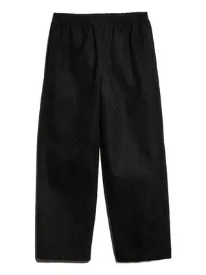 Gucci Gg Jacquard Track Pants Black