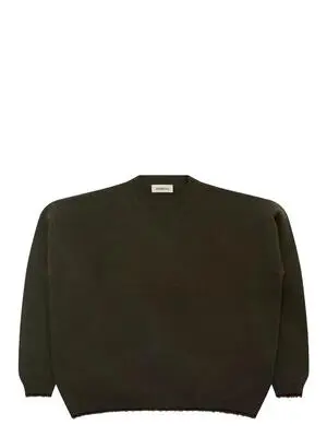 DIOMENE Crew-neck Long-sleeve Sweater Green