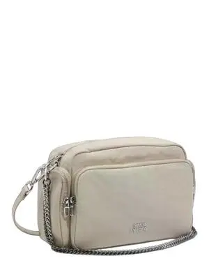 Bimba Y Lola Large Stone Cotton Pocket Crossbody Bag - Neutrals
