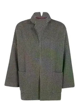 DANIELA GREGIS Houndstooth Jacket - Black