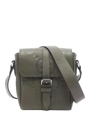 Gucci 2016-2026 Small Jumbo Gg Calfskin Messenger Bag Crossbody Bag - Brown