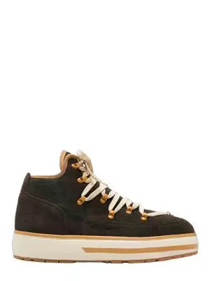 BRIXIA Musa 2.0 Suede Lace-up Sneakers - Brown