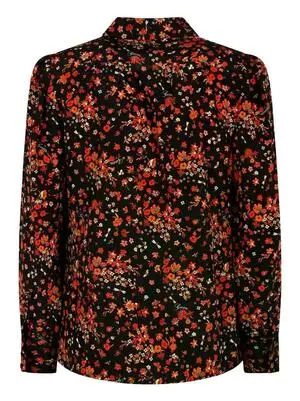 Gucci Printed Silk Shirt Black