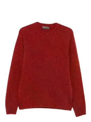 FILIPPO DE LAURENTIIS Crew Neck Long-sleeve Sweater - Red