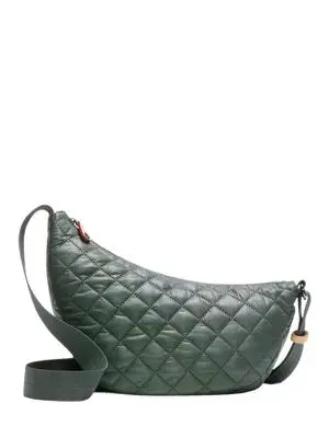 Mz Wallace Small Metro Smile Cross Body Bag Green