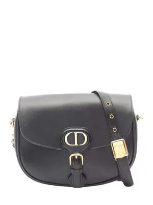 Dior 2010-2026 Medium Leather Bobby Crossbody Bag Black
