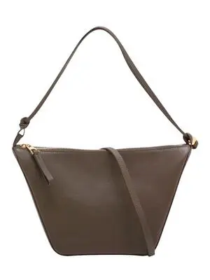 Loewe 2010-2026 Mini Leather Hammock Hobo Satchel - Brown