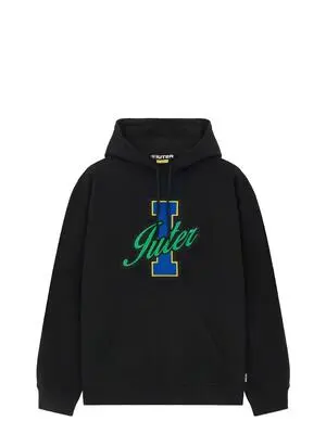 IUTER Legacy Logo-patch Hoodie - Black