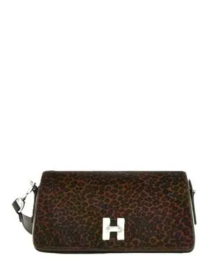 Hogan H-turn Flap Bag Mini - Brown