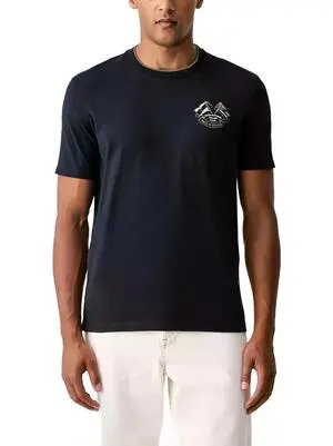 Paul & Shark Logo-embroidered T-shirt - Blue