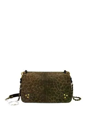 JÉRÔME DREYFUSS Bobi Leopard-print Shoulder Bag