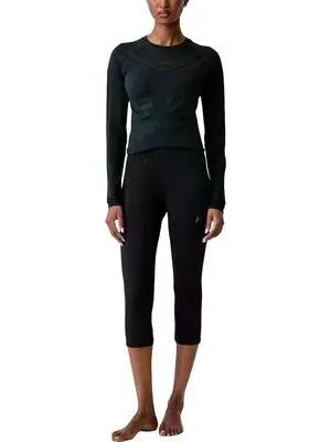 PEAK PERFORMANCE Spirir Logo-print Cropped Ski Pants - Black