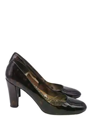STUART WEITZMAN Tortoiseshell Patent Leather Pumps