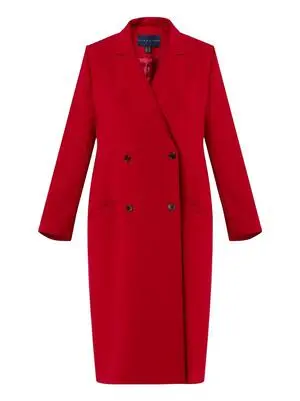 HELEN MCALINDEN Victoria Ruby Coat - Red