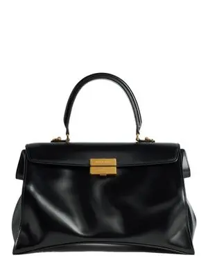 Balenciaga Hourglass Avenue Medium Handbag - Black