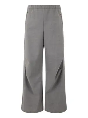 Herno Logo Casual Pants - Grey