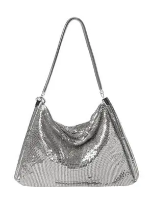 Rabanne Sequined Shoulder Bag - Grey