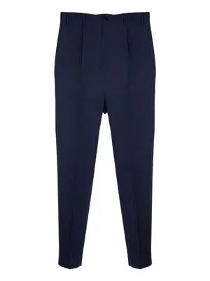 Incotex Tapered Pleated Pants - Navy
