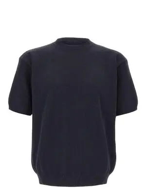 Herno Crew-neck Knit Top - Black