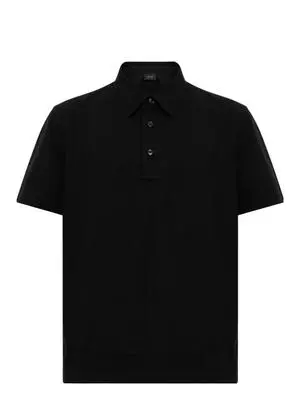 Brioni Embroidered Logo Polo Shirt - Black