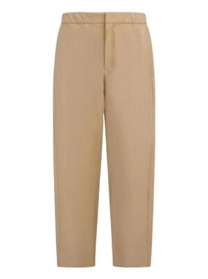 HERNO Laminar Elastic-Waist Straight-Leg Pants
