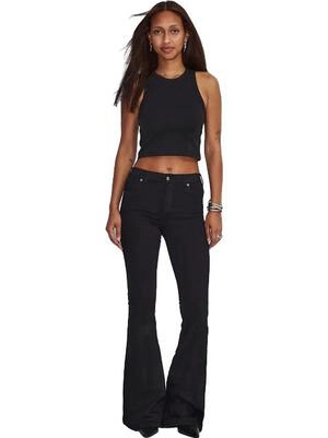 DR DENIM Macy Mid Flare Jeans