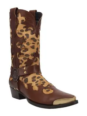 DINGO Desperado Western Boot Leopard