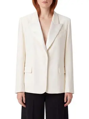 Federica Tosi Single-breasted Cropped Crêpe Blazer With Concealed Closure - Brown