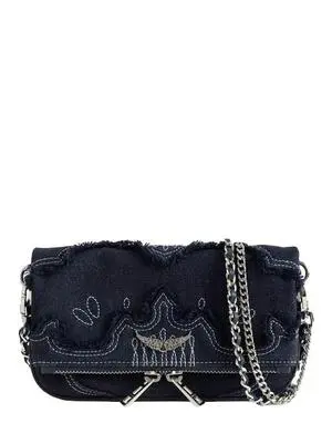Zadig&Voltaire Rock Nano Denim Crossbody Bag - Silent