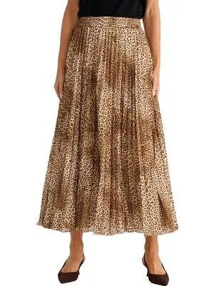 BRAVE+TRUE Alias Pleated Maxi Skirt