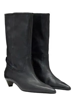 ALLSAINTS Veda Leather Boot - Black