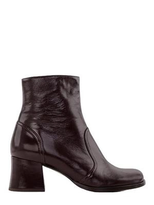 Chie Mihara Talena Patent Leather Ankle Boots - Grape