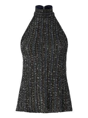 Missoni Halterneck Top With Sequin Applications - Multicoloured