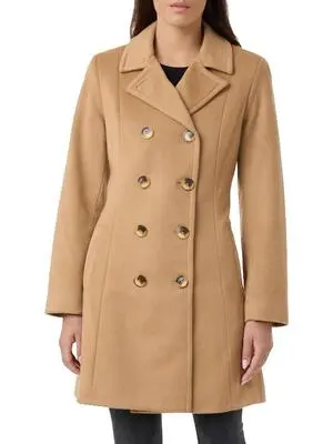 Sofia Cashmere Modern Cashmere Trench Coat - Camel