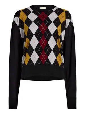 KHAITE Tammy Sweater In Black Multi