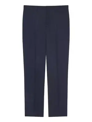 Givenchy Slim Fit Tailored Pants In Wool - Blue
