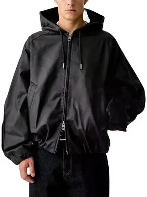 Rains Hooded Raglan-sleeve Jacket - Black